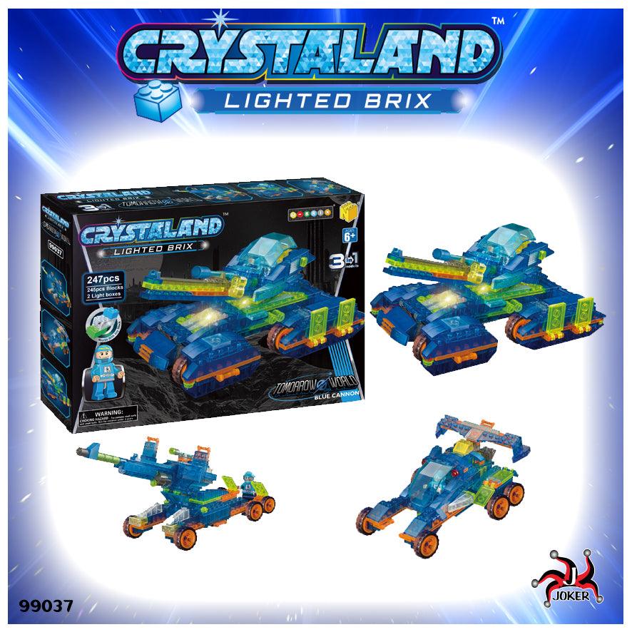 טנק אורות להרכבה 247 חלקים 3 ב 1 - CRYSTALAND – צעצועים ילדים ודרקונים