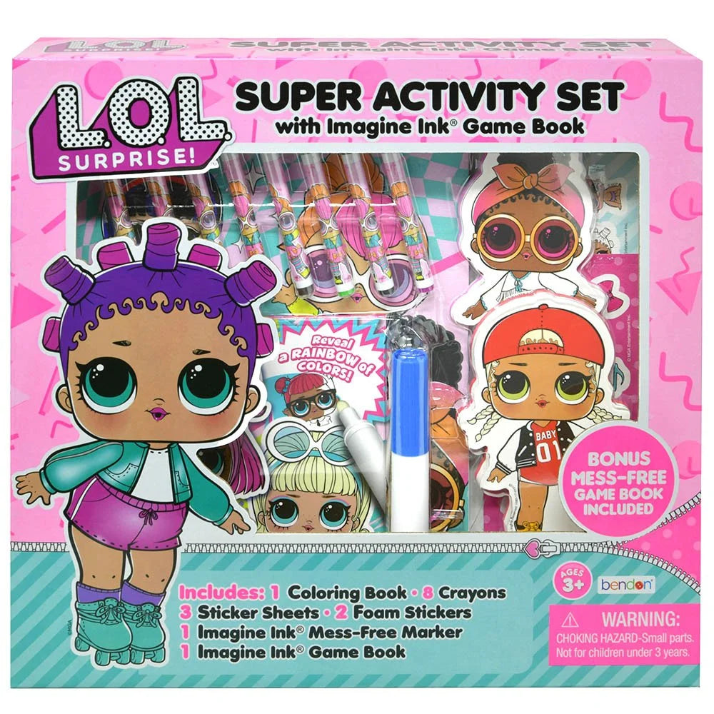 (587119) ערכת פעילות סופר צבעונית - LOL surprise super activity set ...