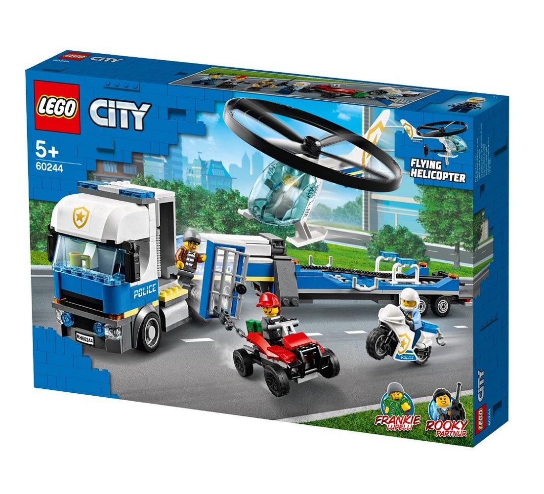 לגו 60244 הובלת מסוק משטרה (LEGO 60244 Police Helicopter Transport Cit ...